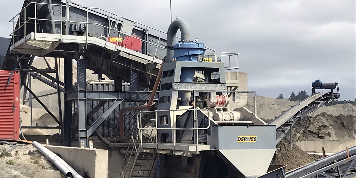 Cyclone Sand Washers - Dernaseer Washing